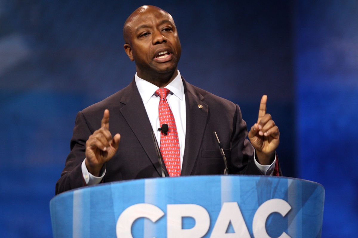 Tim Scott is running for president.